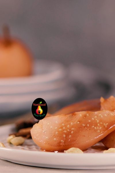 Spiced Corella Pears & Dried Delights – National Pear Week